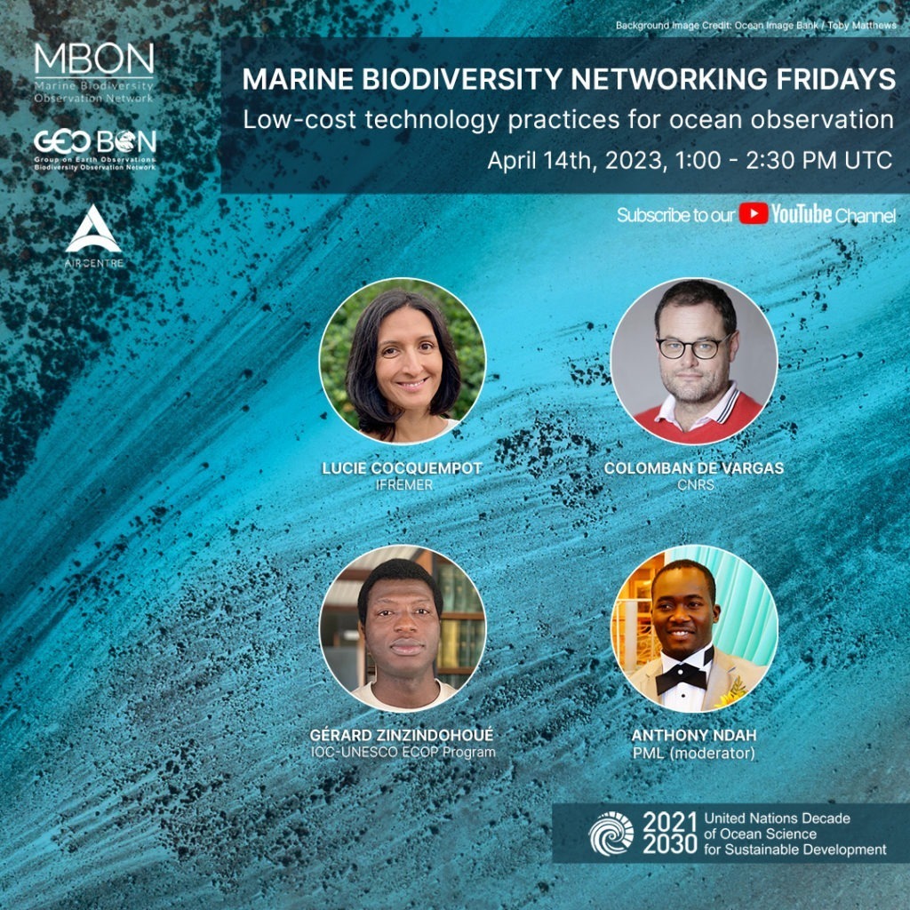 Marine Biodiversity Networking Friday on low-cost technology practices ...