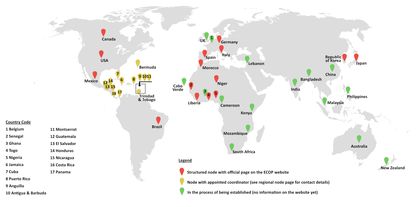 Regional and National Nodes – ECOP Programme